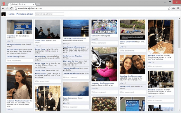 How to view Facebook photos in a Pinterest-style feed [Tip] | dotTech
