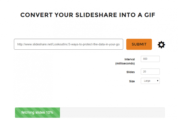 How to turn SlideShare presentations to GIF [Tip] | dotTech