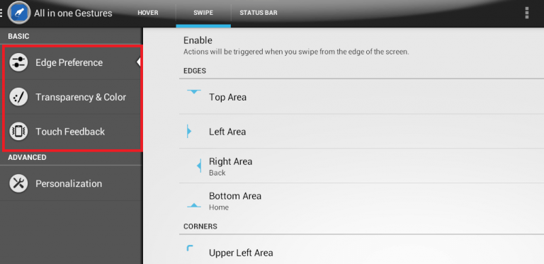 How to set custom swipe gestures in Android [Tip] | dotTech