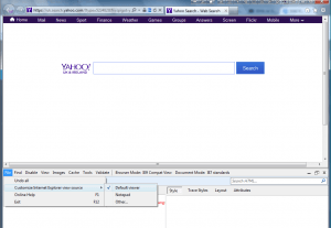 How to view website source code with a hotkey in Internet Explorer [Tip] | dotTech