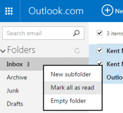 How to mark all unread emails as read in Outlook [Tip] | dotTech