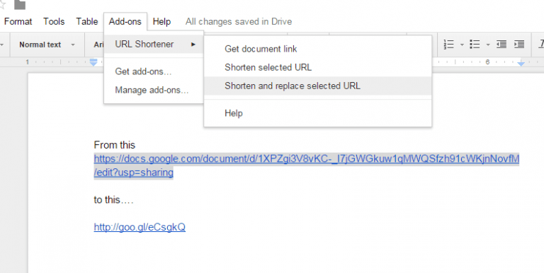 How to quickly shorten a URL in Google Docs [Tip] | dotTech