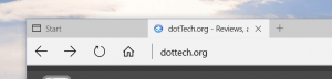 How to enable Home button in Microsoft Edge in Windows 10 [Tip] | dotTech