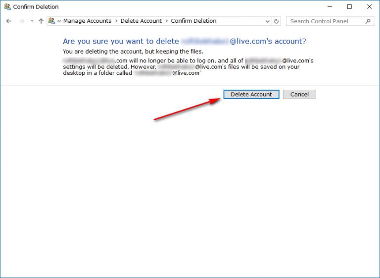 How to delete and block a user account in Windows 10 [Tip] | dotTech
