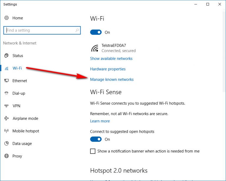 How to set wireless network as metered/non-metered connection in ...