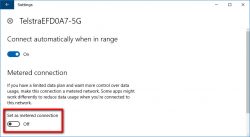 How to set wireless network as metered/non-metered connection in ...