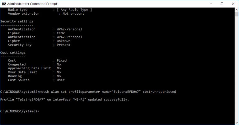 How to set wireless network as metered/non-metered connection in ...