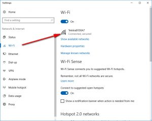 How to set wireless network as metered/non-metered connection in ...